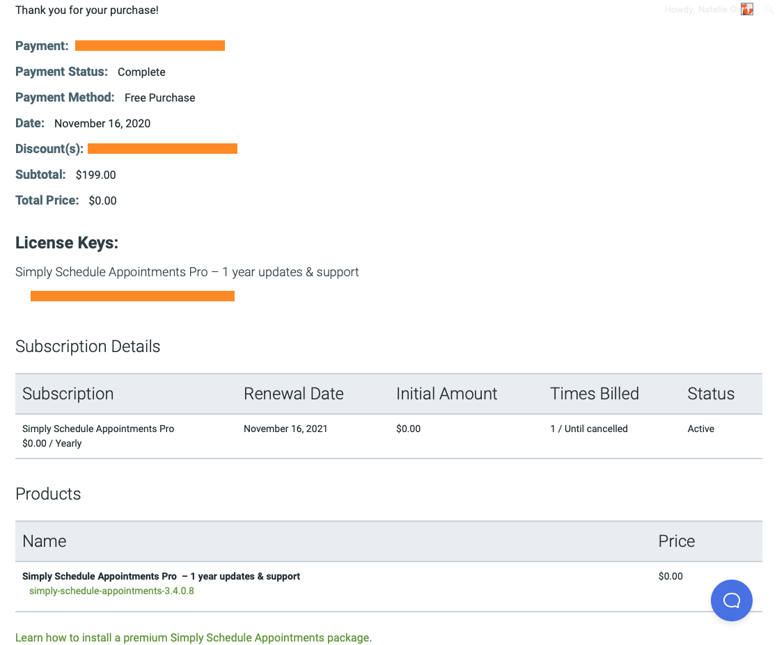 SSA Account Overview - Simply Schedule Appointments
