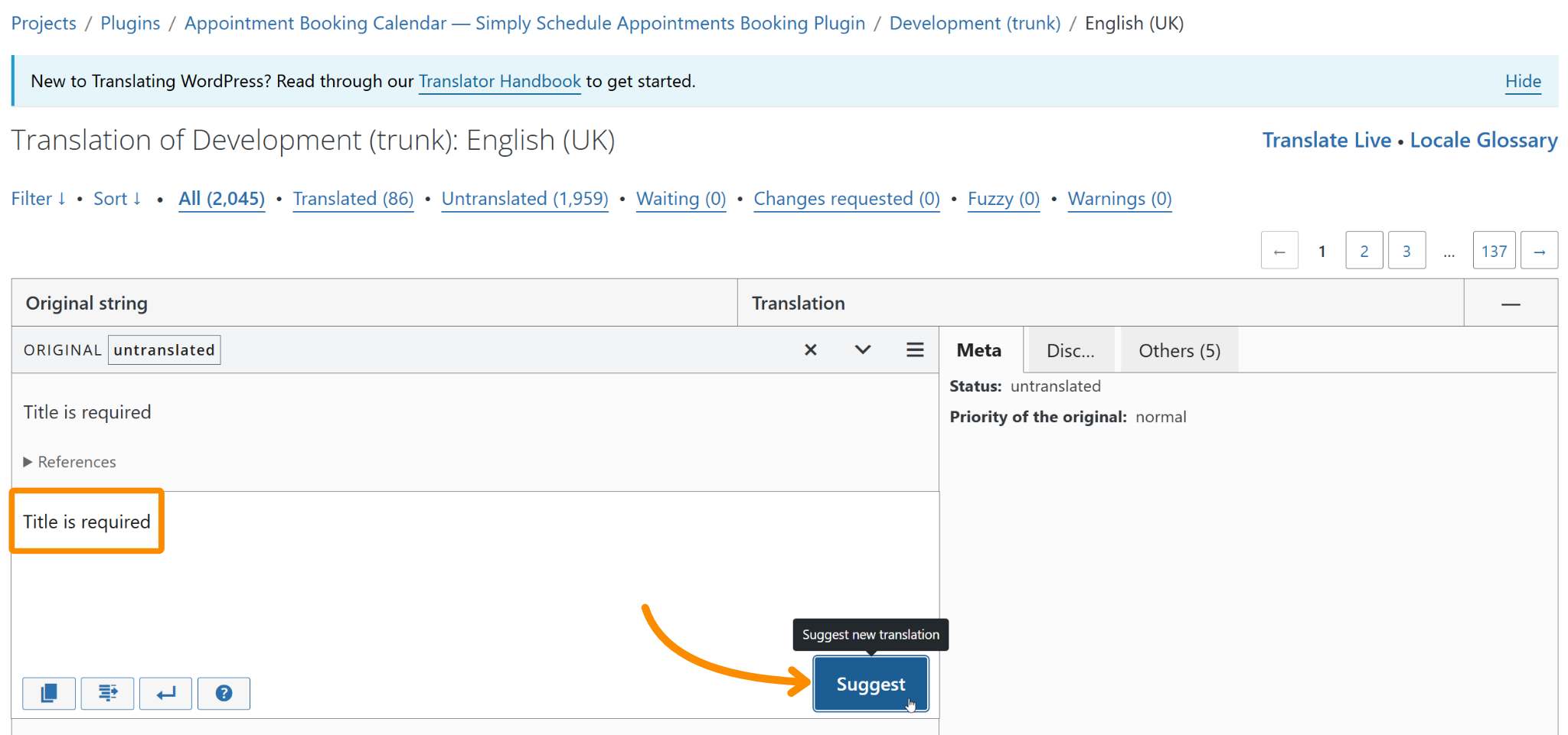 Contributing Translations - Simply Schedule Appointments
