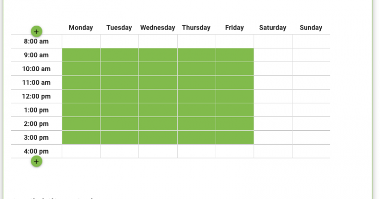Unique Weekly or Monthly Availability - Simply Schedule Appointments