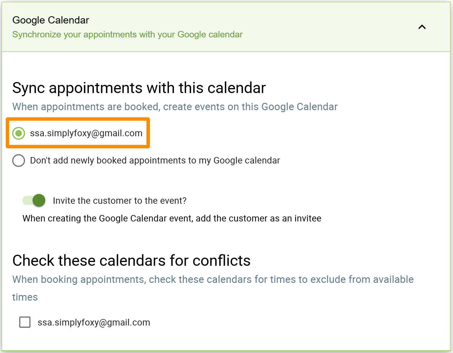 Google Meet - Simply Schedule Appointments