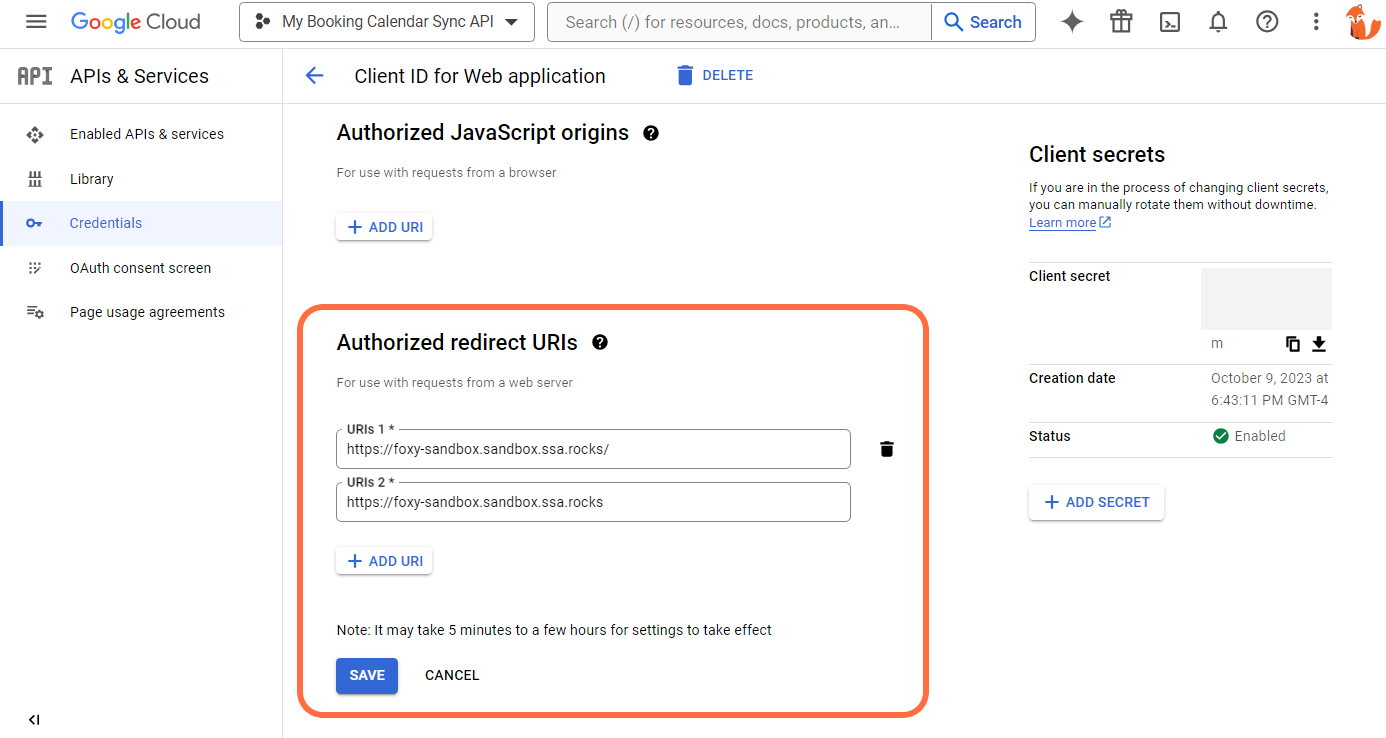 400 redirect_uri_mismatch Error - Simply Schedule Appointments