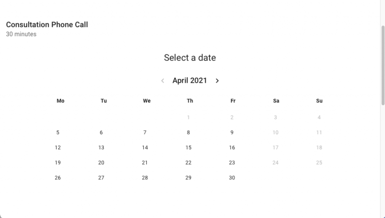 Display the Booking Calendars - Simply Schedule Appointments