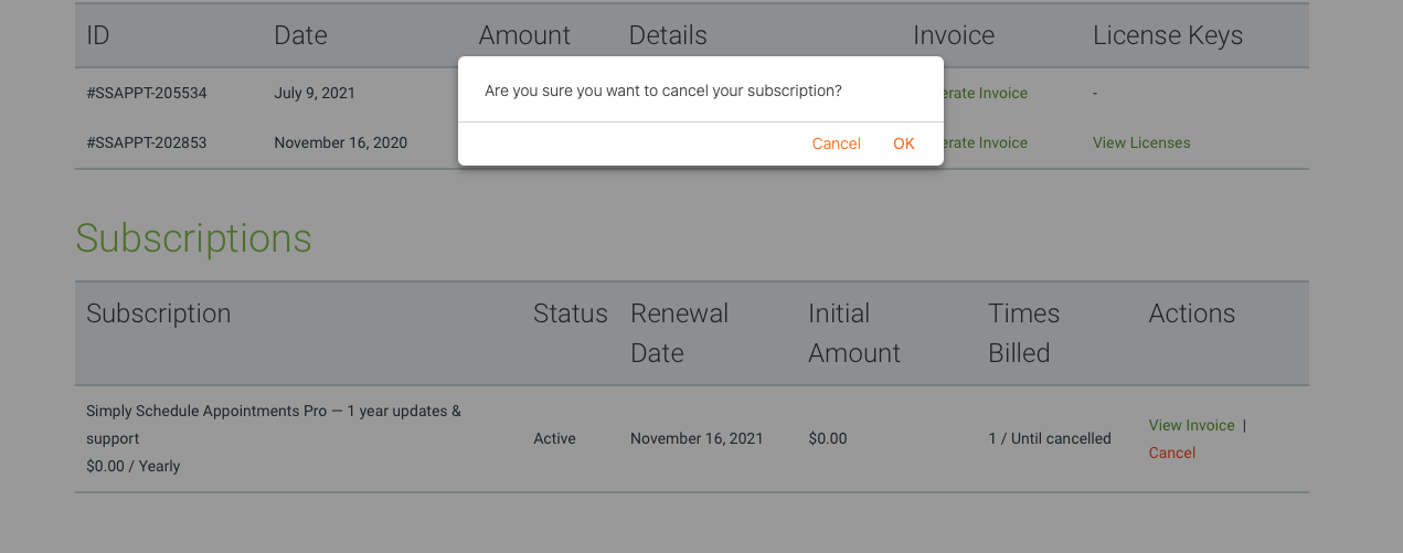 SSA Account Overview - Simply Schedule Appointments