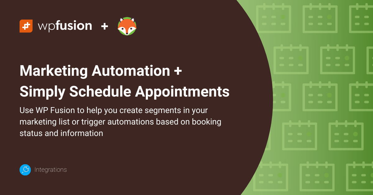 WP Fusion Automations - Simply Schedule Appointments