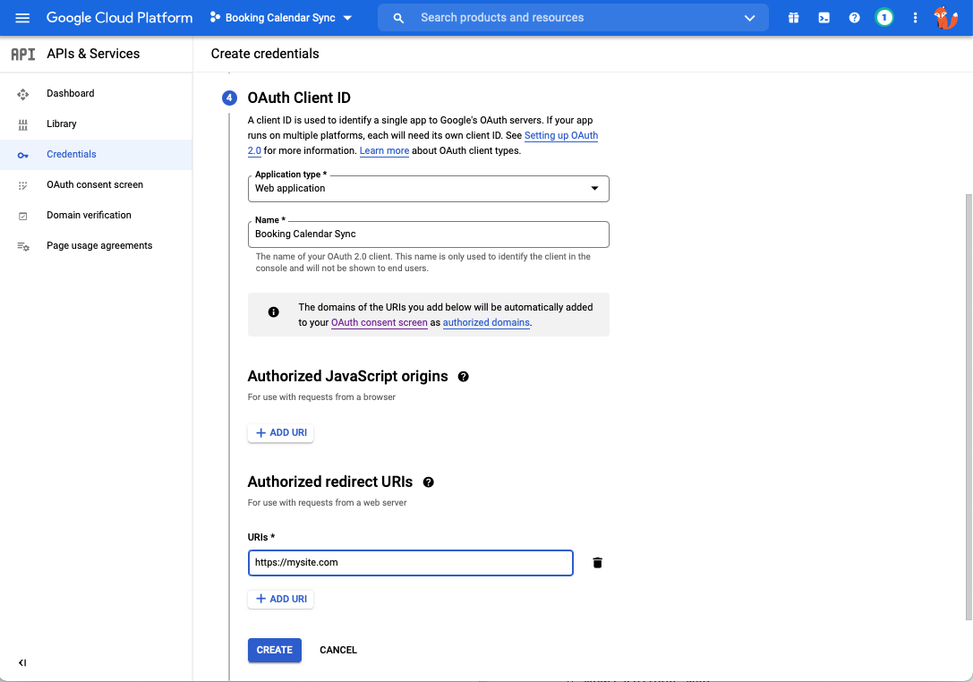 Google Client ID and Client Secret - Simply Schedule Appointments