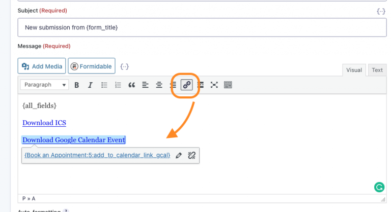 Gravity Forms Merge Tags for Bookings - Simply Schedule Appointments