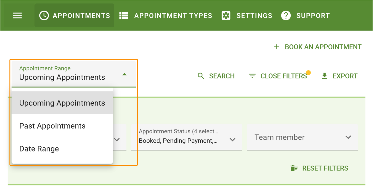 Searching, Filtering, and Viewing Bookings - Simply Schedule Appointments