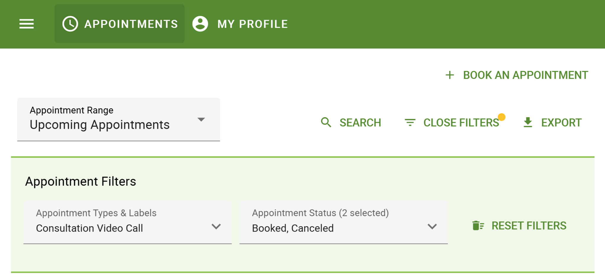 Searching, Filtering, and Viewing Bookings - Simply Schedule Appointments