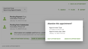 Manage Pending Bookings - Simply Schedule Appointments