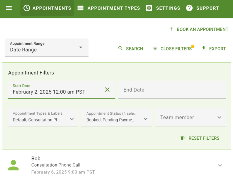 Admin Dashboard Walkthrough - Simply Schedule Appointments